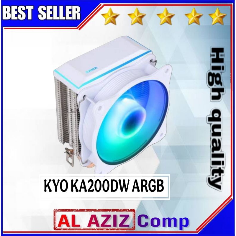 Jual KYO SAMA KA200DW CPU COOLER ARGB FAN PROCESSOR COOLER ARGB 2 Heatpipe | Shopee Indonesia