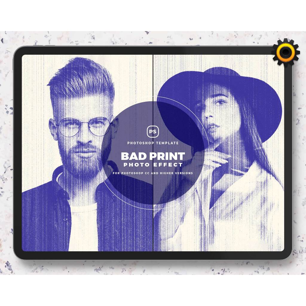 Jual Photoshop Template - Bad Print Photo Effect | Shopee Indonesia