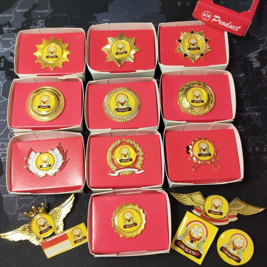 Jual Pin osis SMP / wing osis SMP / Atribut logo SMP [ foto asli ...