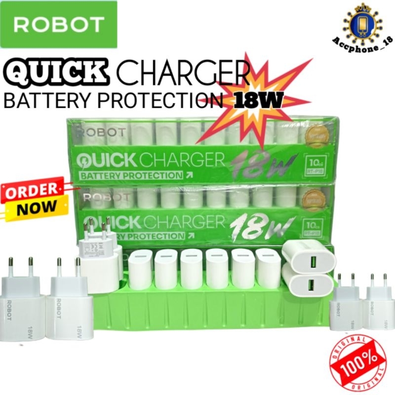 Jual ROBOT RT-P18 / Pcs QUICK CHARGER Batok Charger Battery Protection ...