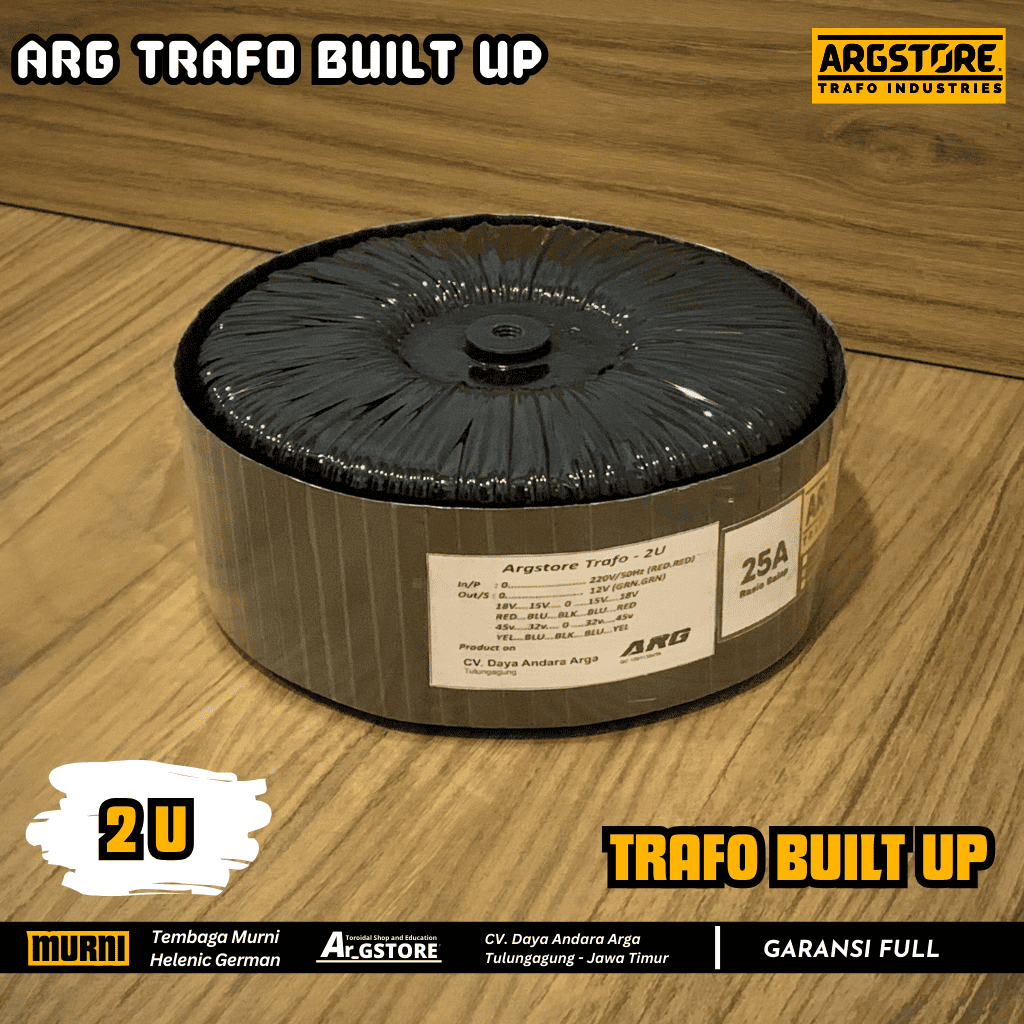 Jual Trafo toroid donat ARG Model Built Up 25A-45 ct Terbaru | Shopee ...
