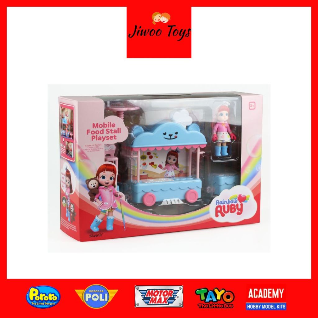 Jual Silverlit Rainbow Ruby Mobile Food Stall Playset RR-89037 Mainan ...