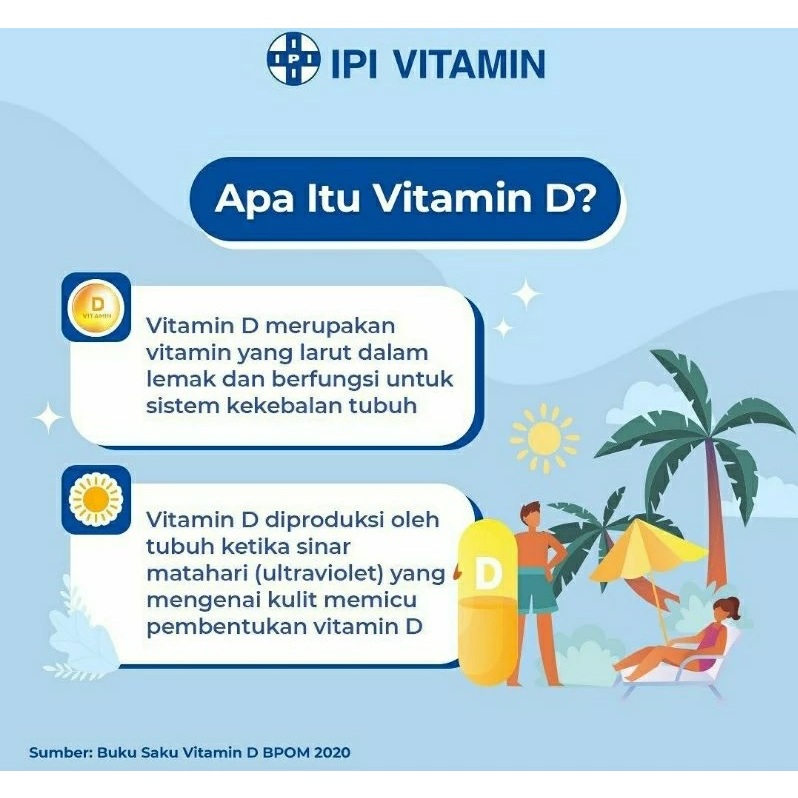 Jual IPI Vitamin D3 1000 IU isi 70 Tablet | Shopee Indonesia