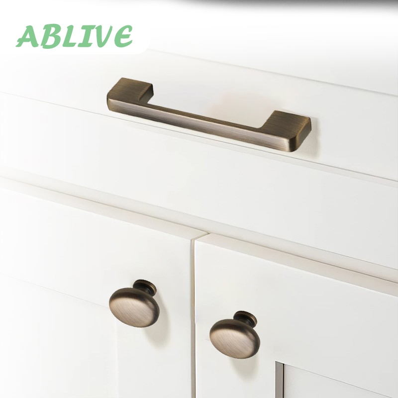 Jual Gagang Lemari Laci Antique Bronze Handle Brushed Bronze Gagang ...