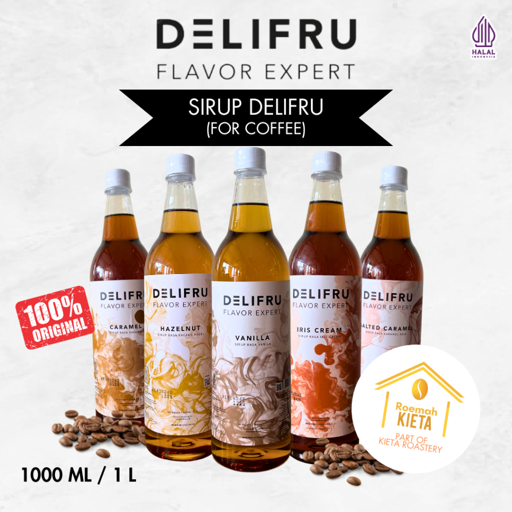 Jual Roemah Kieta - Delifru Syrup For Coffee 1000ml/1 Liter | Sirup ...