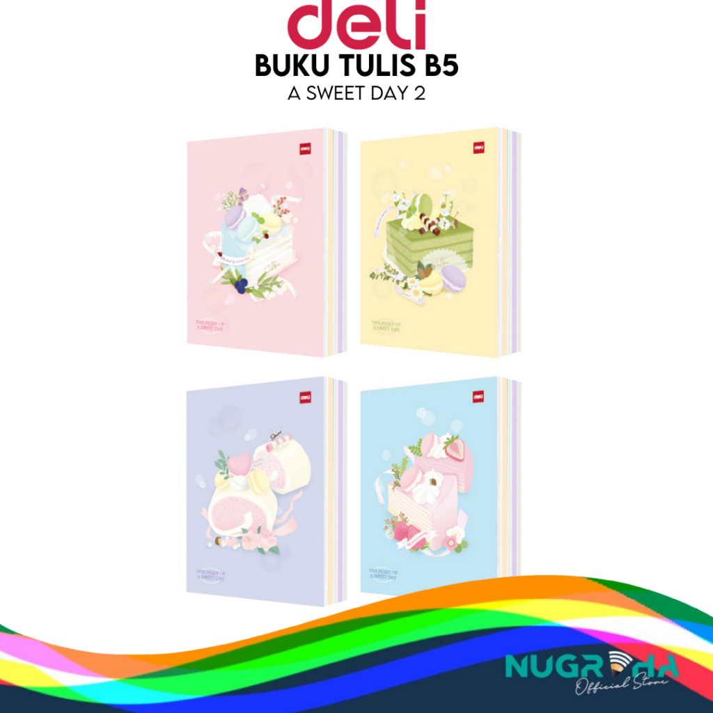 Jual 2025 Buku Tulis Sekolah DELI 42 Lembar – A Sweet Day 2 | Shopee ...