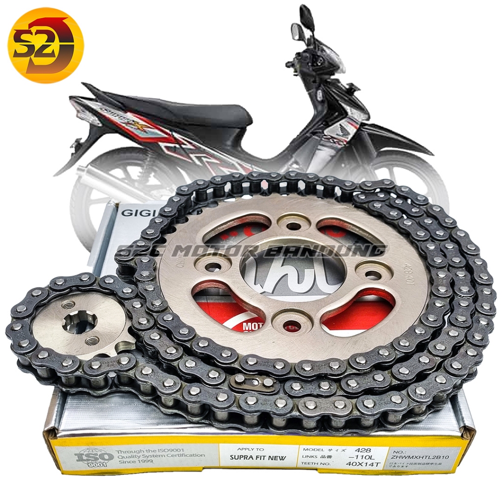Jual GIRSET GEARSET HONDA SUPRA FIT NEW 40T REVO LAMA KARISMA SUPRA X ...