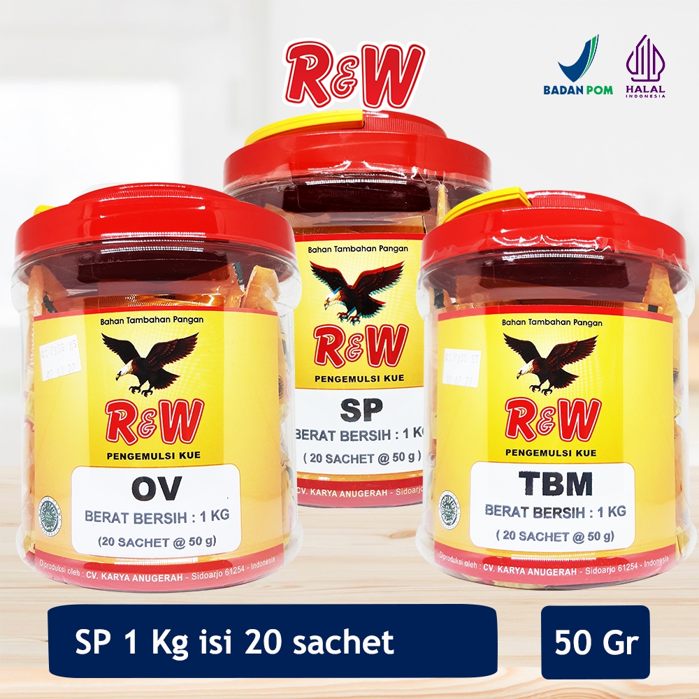 Jual Emulsifier SP Ovalet TBM Pengemulsi Pelembut Pengembang Kue Roti ...