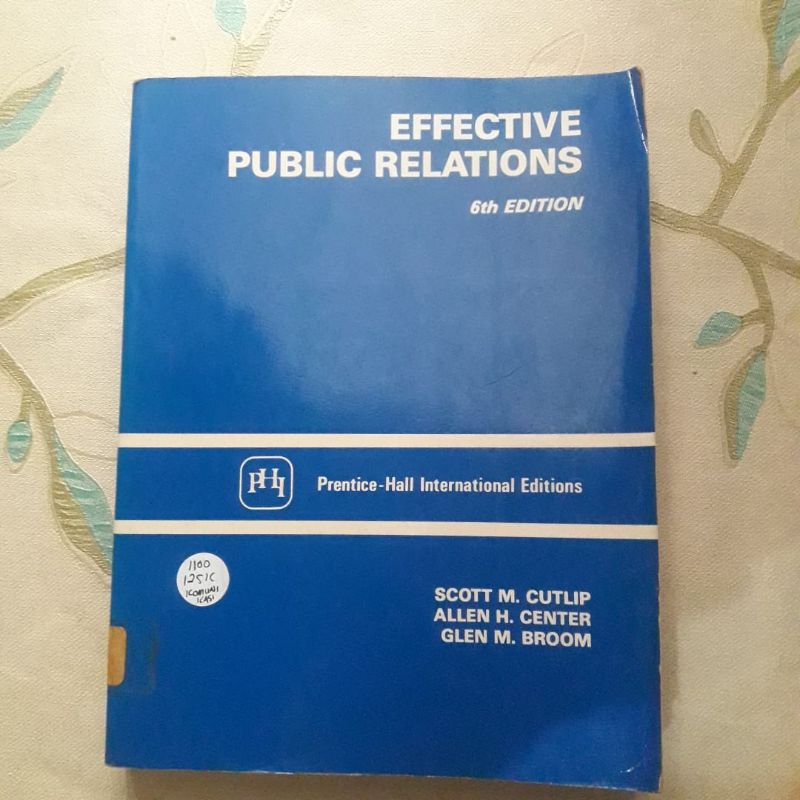 Jual Effective Public Relations 6th edition by Scott M.Cutlip, Alken H ...