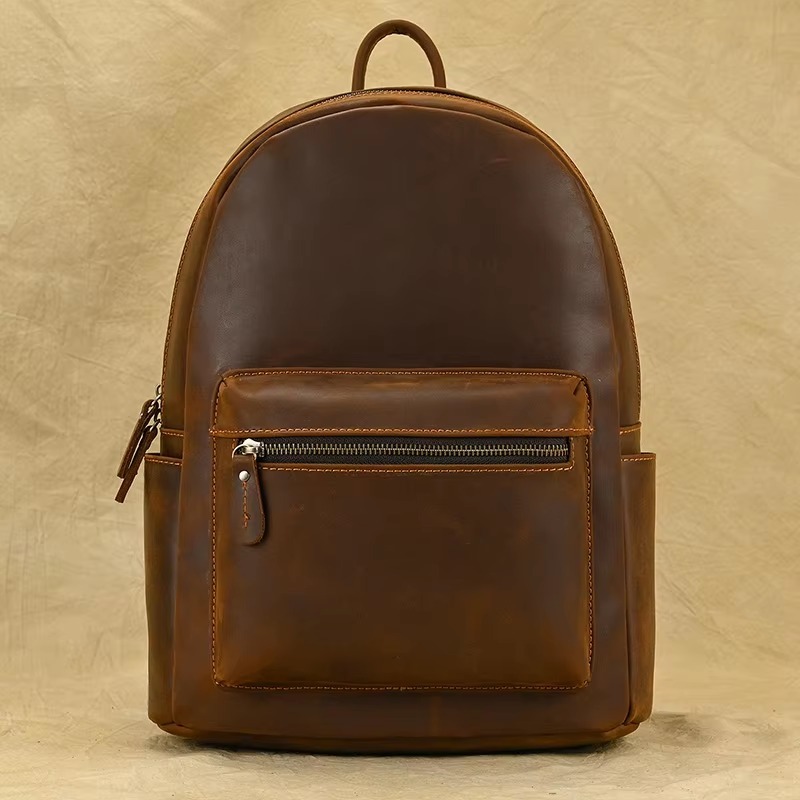 Jual Tas Ransel Kulit Sapi Asli/ Tas Ransel Kapasitas Besar Masuk ...
