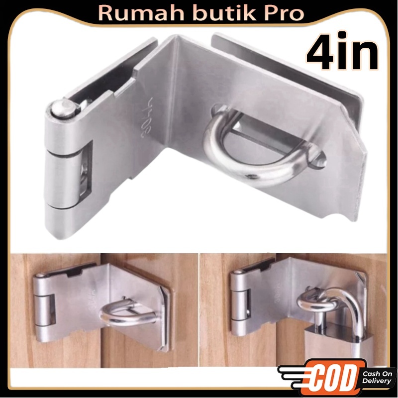 Jual Grendel pintu Besar Siku 4 Inch / Selot Gembok Pintu / Besar Siku ...