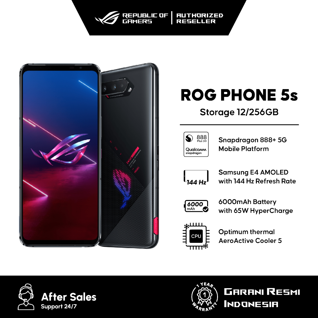 Jual ASUS - ROG PHONE 5s Storage 12/256GB NEW - Garansi Resmi Indonesia ...