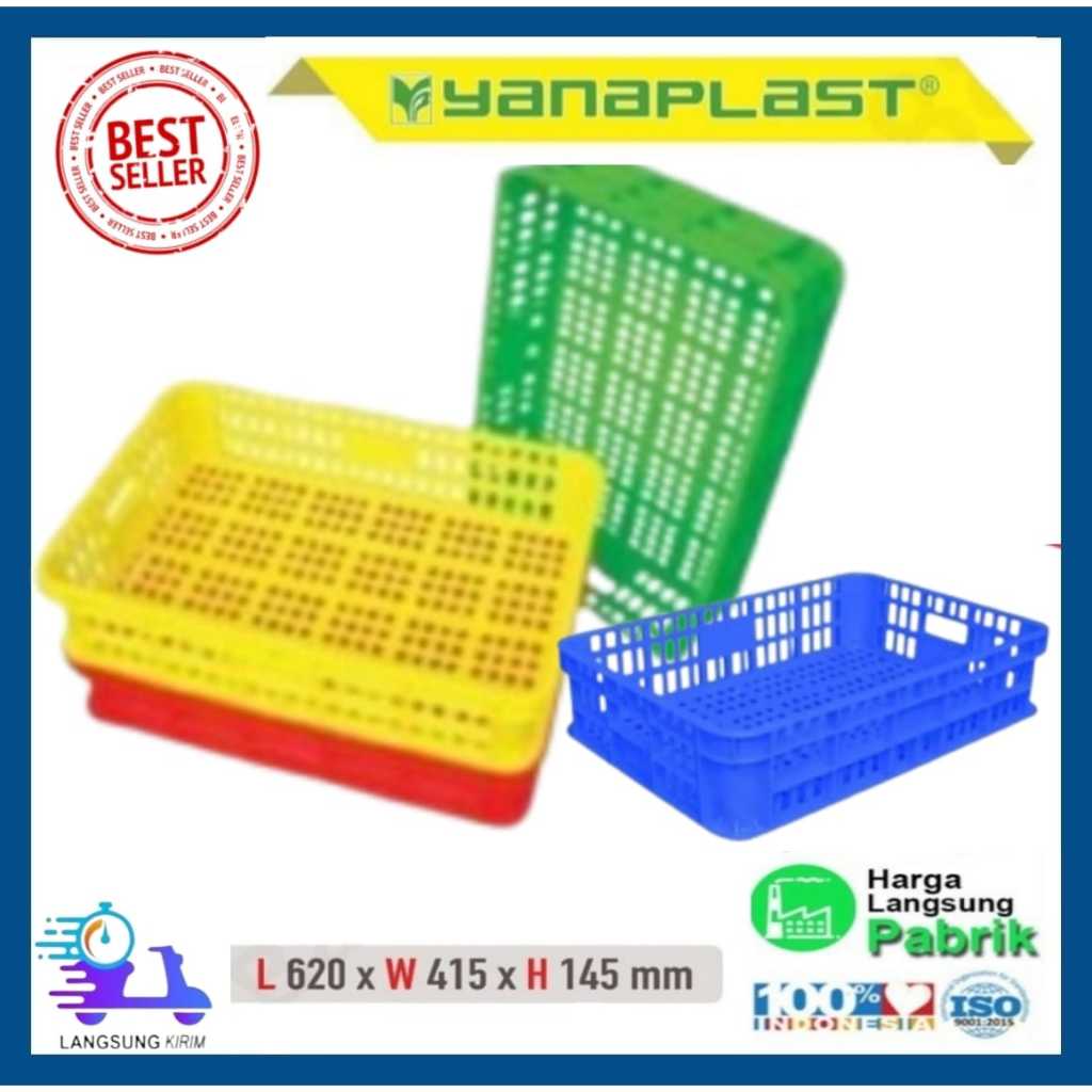 Jual Container Keranjang Industri Kontainer Roti Tawar Buah Yanaplast ...