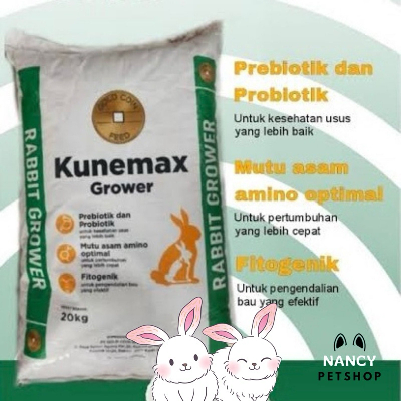 Jual Pakan Kelinci Kunemax Grower Gold Coin Kemasan 1 Kg / Nancy ...
