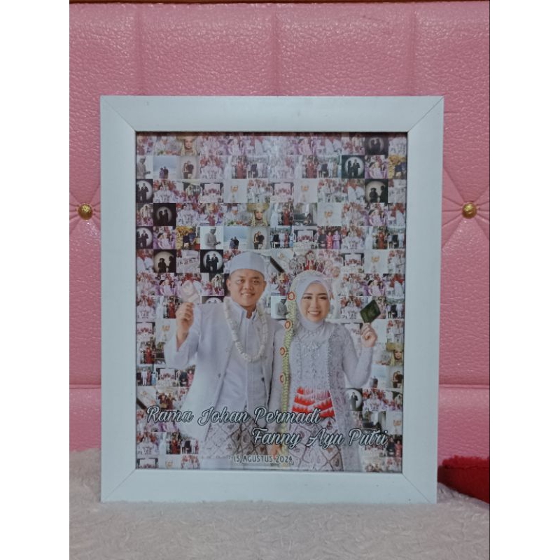 Jual FRAME RECAP PHOTO bisa untuk hadiah ulang tahun, wedding ...