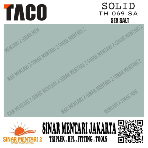 Jual TACO HPL SOLID COLOUR TH 069 SA SEA SALT | Shopee Indonesia