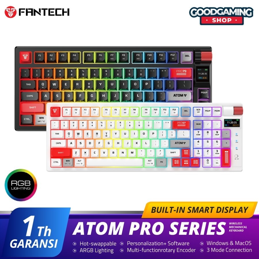 Jual Fantech ATOM PRO SERIES Wireless Keyboard Mechanical Gaming ...