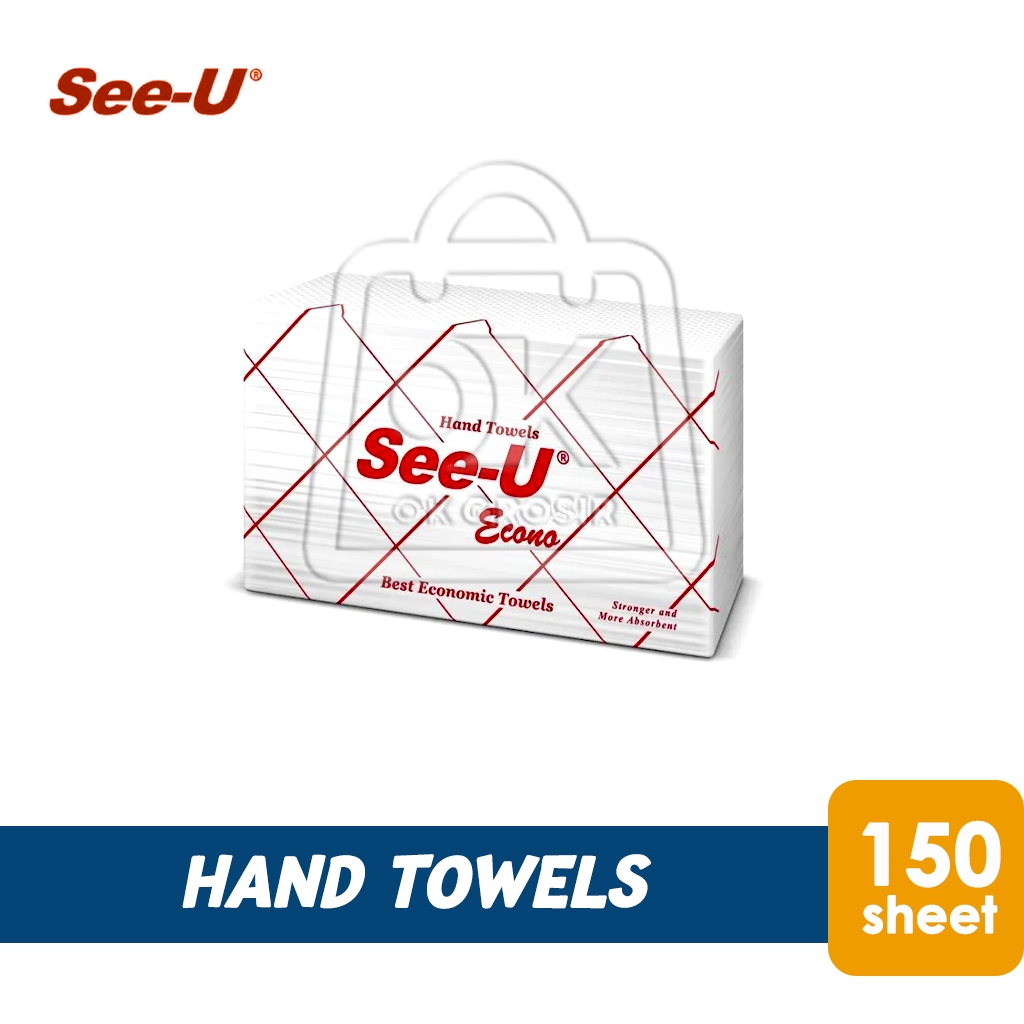 Jual Tisu See-U Hand Towel RED Tissue See U Econo Tisu Serbaguna (isi ...