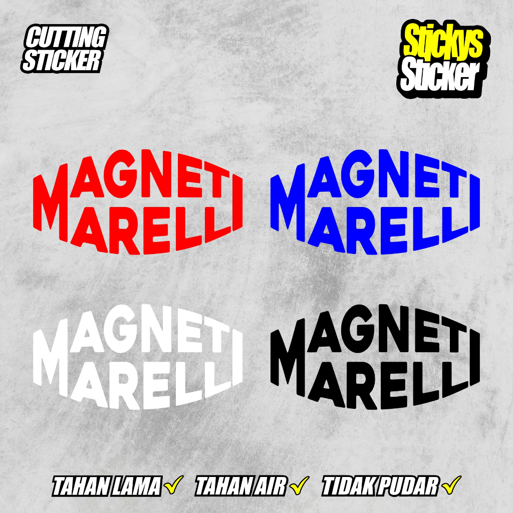 Jual Sticker Logo MAGNETI MARELLI cutting sticker MAGNETI MARELLI 7 ...
