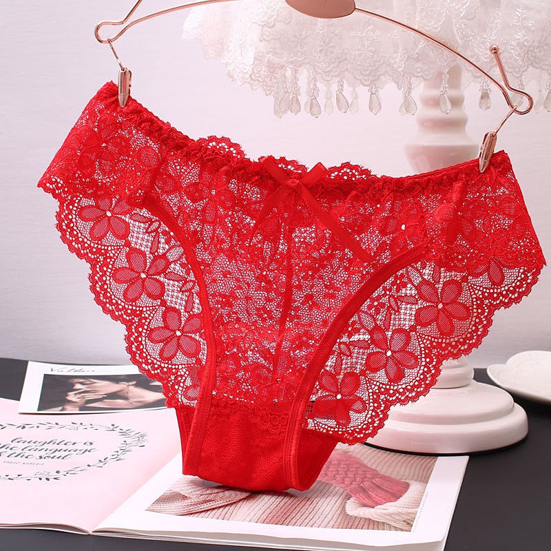 Jual Online Fashion Celana Dalam Wanita jumbo dewasa cd Sexy Renda transparan Panties C276 ...