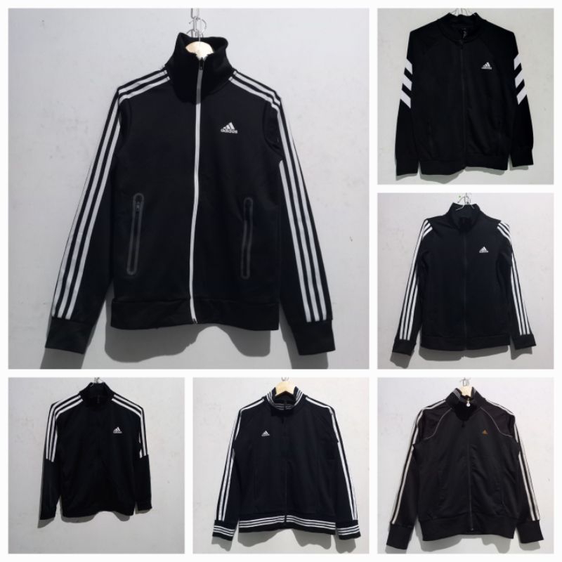 Jual Tracktop @d1das basic hitam putih | Shopee Indonesia
