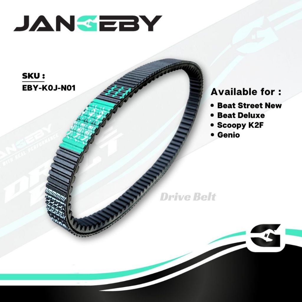 Jual V Belt Drive Belt Jangeby Beat Deluxe Genio Scoopy K2F Beat Street ...