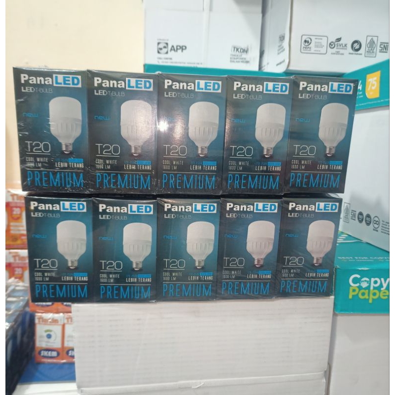 Jual Lampu Panaled 20 Watt 10 Pcs LED BULB | Shopee Indonesia