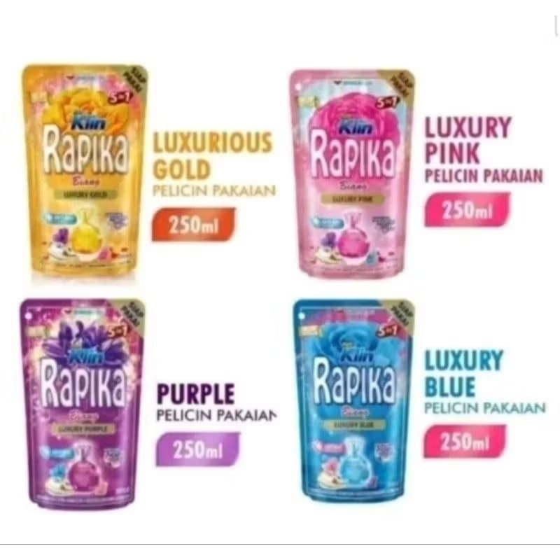 Jual RAPIKA Biang pewangi Pakaian Kemasan Refill 250ml | Shopee Indonesia