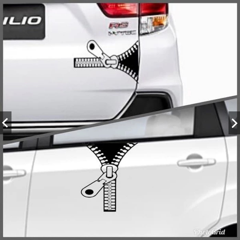 Jual Stiker Kaca Body Mobil Unik Lucu Cutting Sticker Model Resleting ...