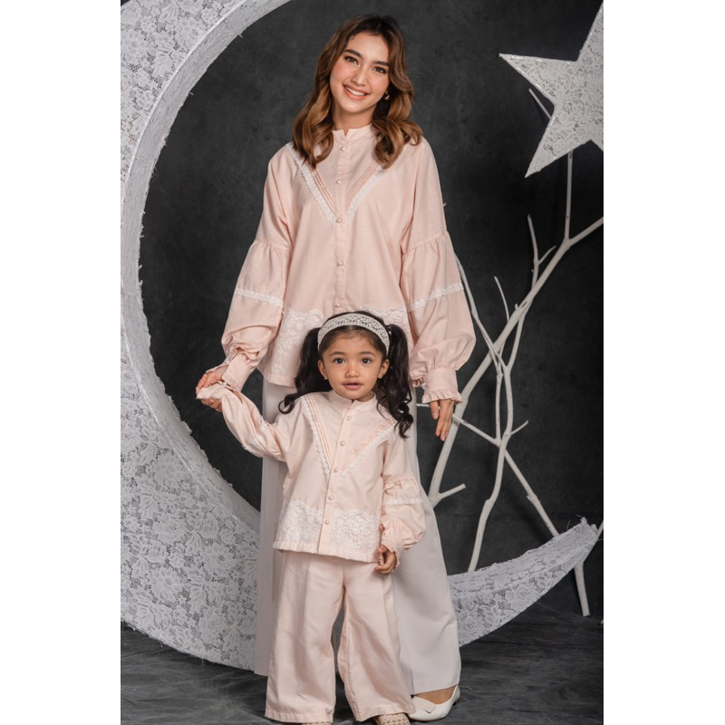 Jual Bohopanna - Ayra Baby Dress Kids Set & Mommy Top - setelan anak bayi muslim hari raya ...