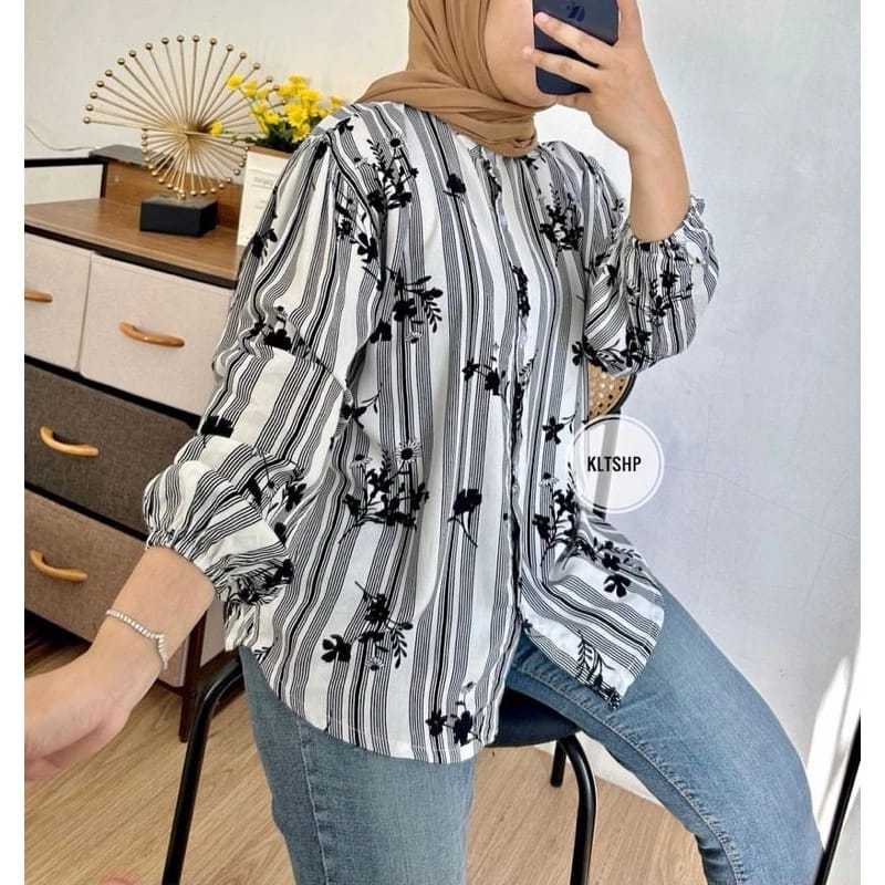 Jual ATASAN KEMEJA WANITA TERBARU -KEMEJA WANITA BAHAN RAYON PREMIUM ...