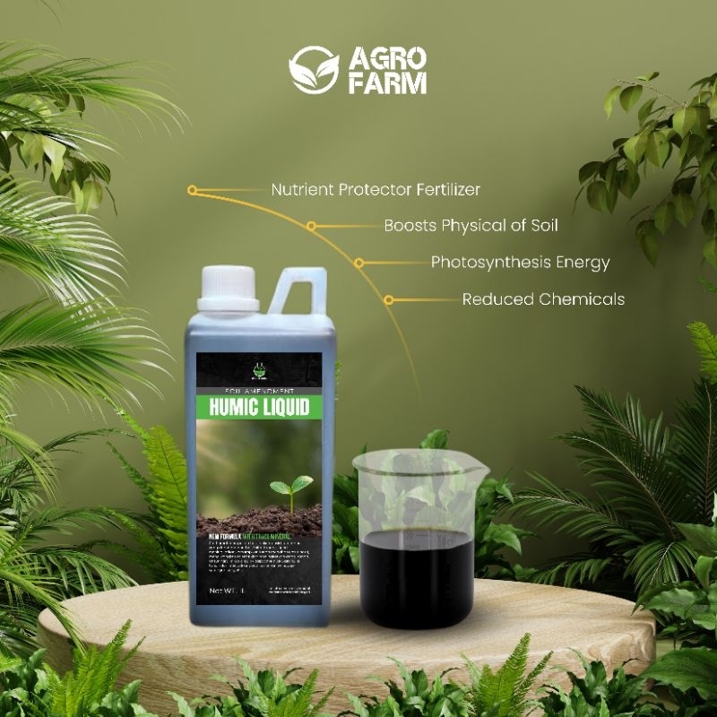 Jual Asam Humat Cair Humic Acid 90% Soluble & Trace Mineral Pembenah Tanah Alami | Shopee Indonesia