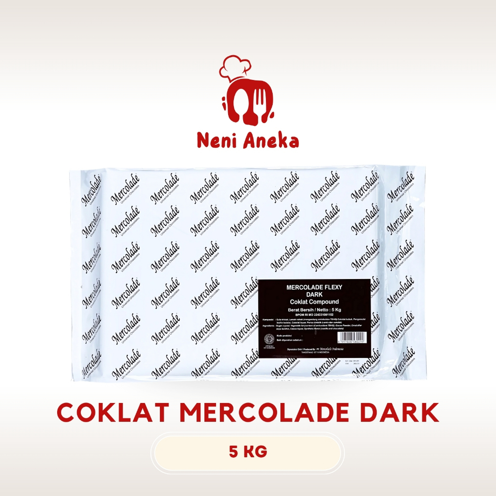 Jual Mercolade Flexy Dark Cokelat Compound Repack - 5kg / Cokelat ...