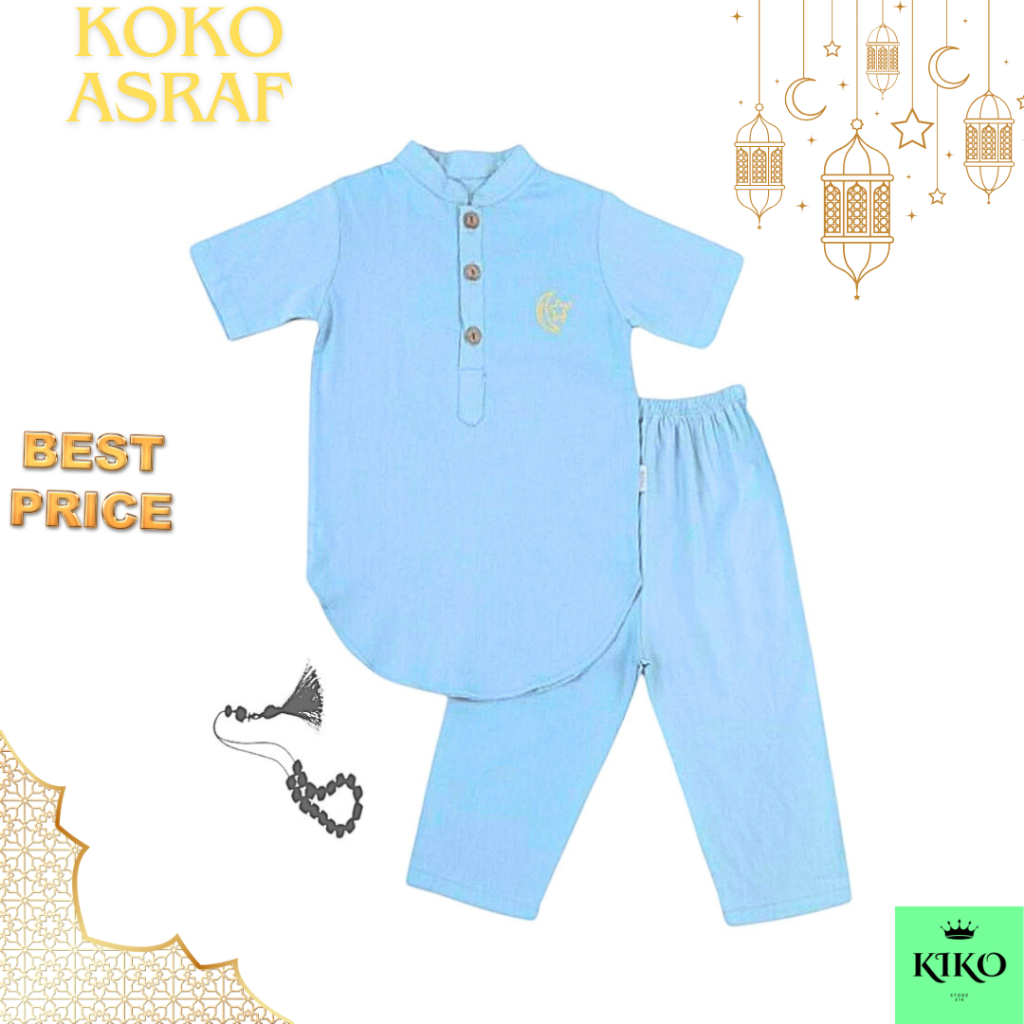 Jual Setelan Koko Anak 1-10 Tahun Model Polos Clean dan Elegan | Shopee ...