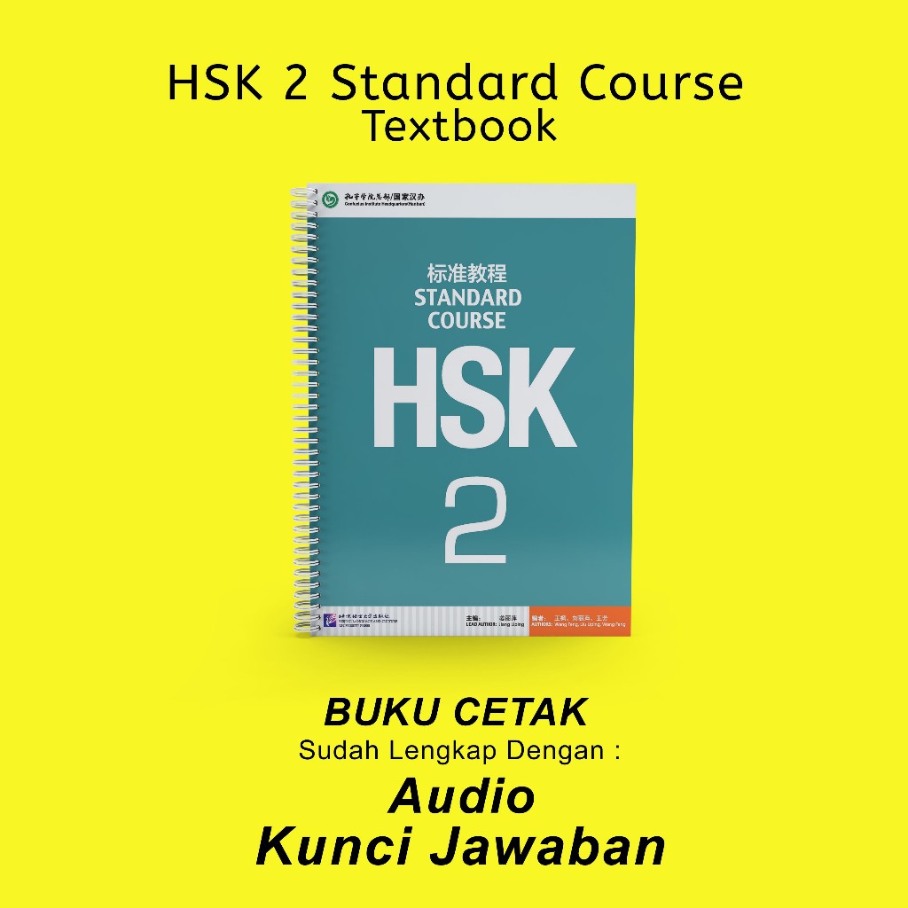Jual Buku HSK 2 Standard Course Textbook Lengkap dengan Audio dan Kunci ...