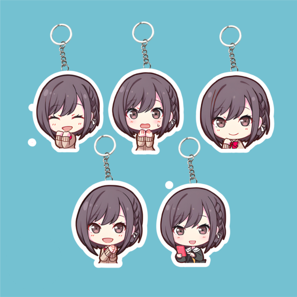 Jual Ganci Shinonome Ena Project Sekai Akrilik UV DUA SISI | Gantungan Kunci Proseka Waifu Game ...