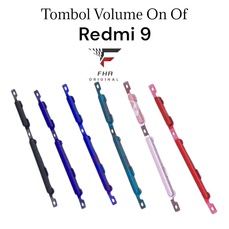 Jual TOMBOL LUAR VOLUME ON OFF XIAOMI REDMI 9 ORIGINAL TOMBOL VOLUME ...