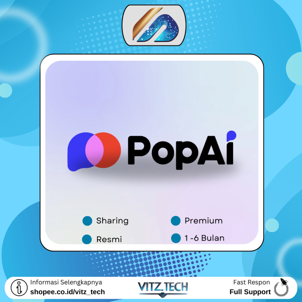 Jual Pop AI - Chatbot dokumen, Chatgpt4 Unlimited, AI Presentasion, AI ...