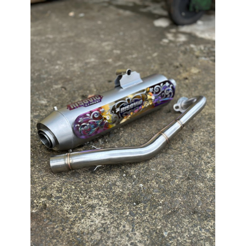 Jual KNALPOT STANDAR RACING RISOVIC VARIO NMAX AEROX STYLO FILANO BEAT ...