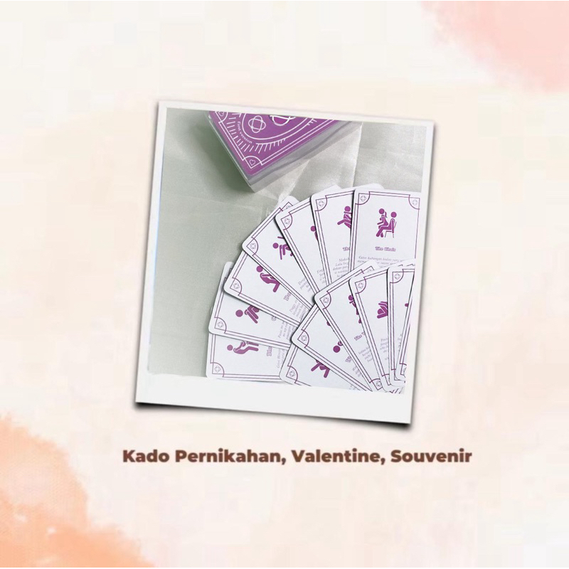 Jual Card Game Kado Pernikahan Card Valentine Souvenir | Shopee Indonesia
