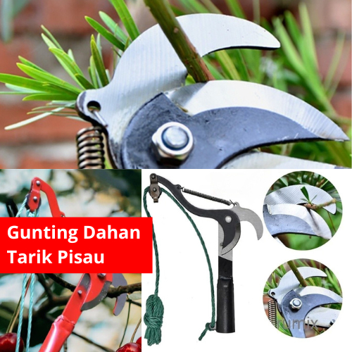 Jual Gunting Dahan Tarik Pisau Tali Pohon Multifungsi Alat Tamanan Anti ...