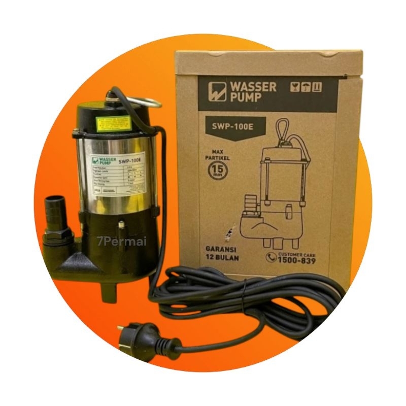 Jual WASSER SWP 100 E / POMPA CELUP AIR KOTOR WASSER SWP-100E NON AUTO ...