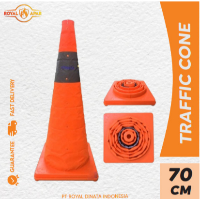 Jual Foldable Traffic Cone Emergency 70 cm / Kerucut Lalu Lintas Lipat | Shopee Indonesia