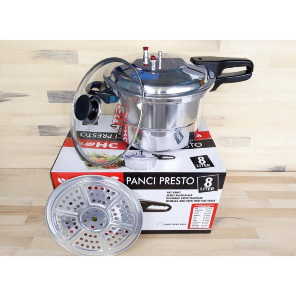 Jual Pekanbaru Tgl 25 Maret 2025 - HC Panci Presto- Panci Presto 8 liter + Tutup Kaca | Shopee ...