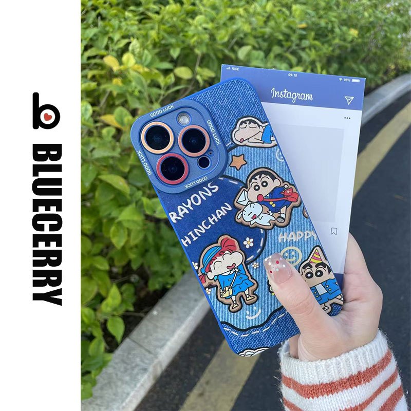 Jual [COD ]Crayon Shin-chan silver case iPhone seri Kompatibel untuk ...