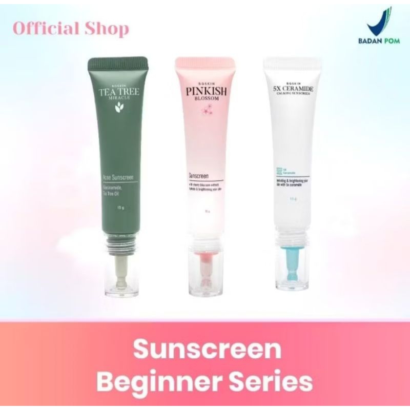 Jual BG SKIN Sunscreen Beginner Series Pemula Remaja Ecer | Shopee ...