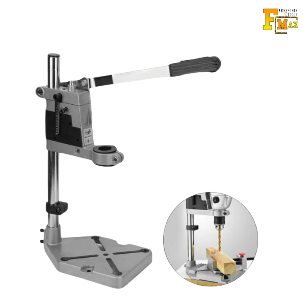 Jual Alat Dudukan Mesin Bor Listrik 10mm 13mm Stand Dudukan Bor / Drill ...