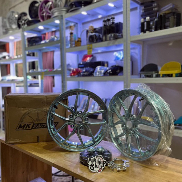 Jual Velg Forged Rims 12” MK Factory M15 Model REM Ice Blue Original ...