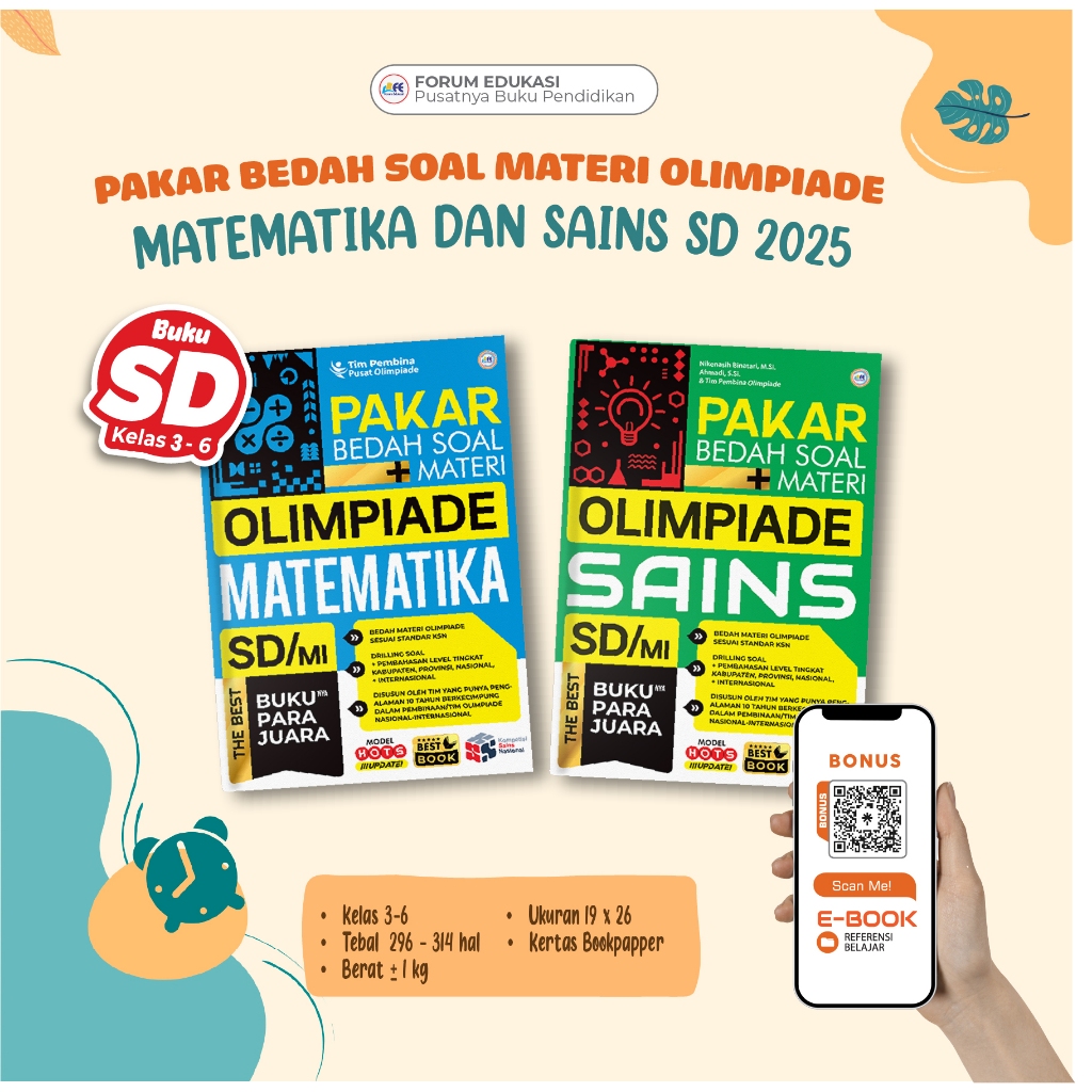 Jual BUKU KSN - OSN 2026 SOAL DAN MATERI SD PAKAR BEDAH SOAL MATERI OLIMPIADE SD 2026 | Shopee ...