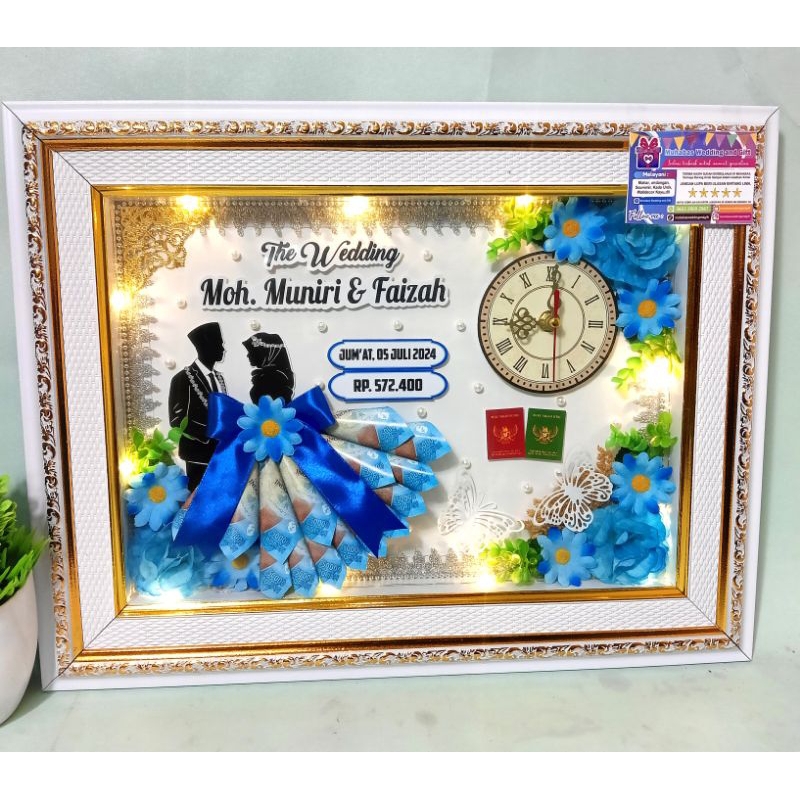 Jual Mahar Pernikahan Gaun / Mahar Simple / Bingkai Mahar Jam | Shopee ...